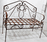 Wrought Iron Circle Bench - Exterior and Outdoor Furniture