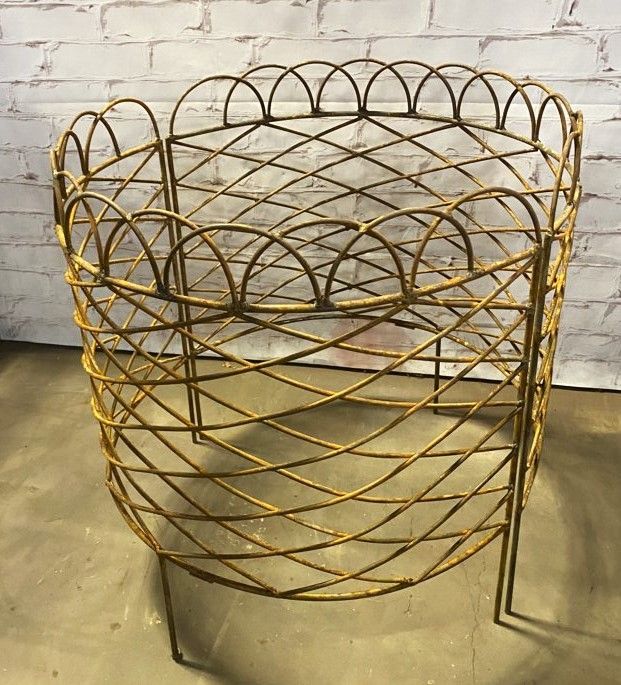 Wrought Iron Circle Garden Edging Fence