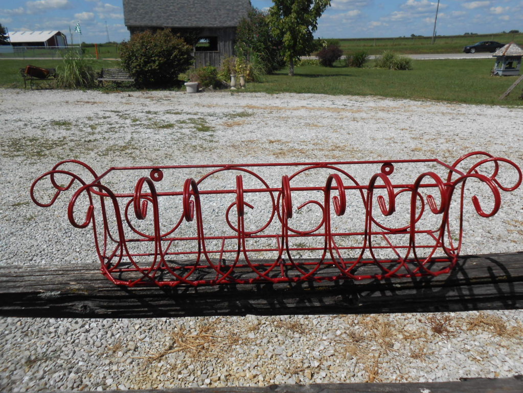 Wrought Iron Country Wire Window Boxes