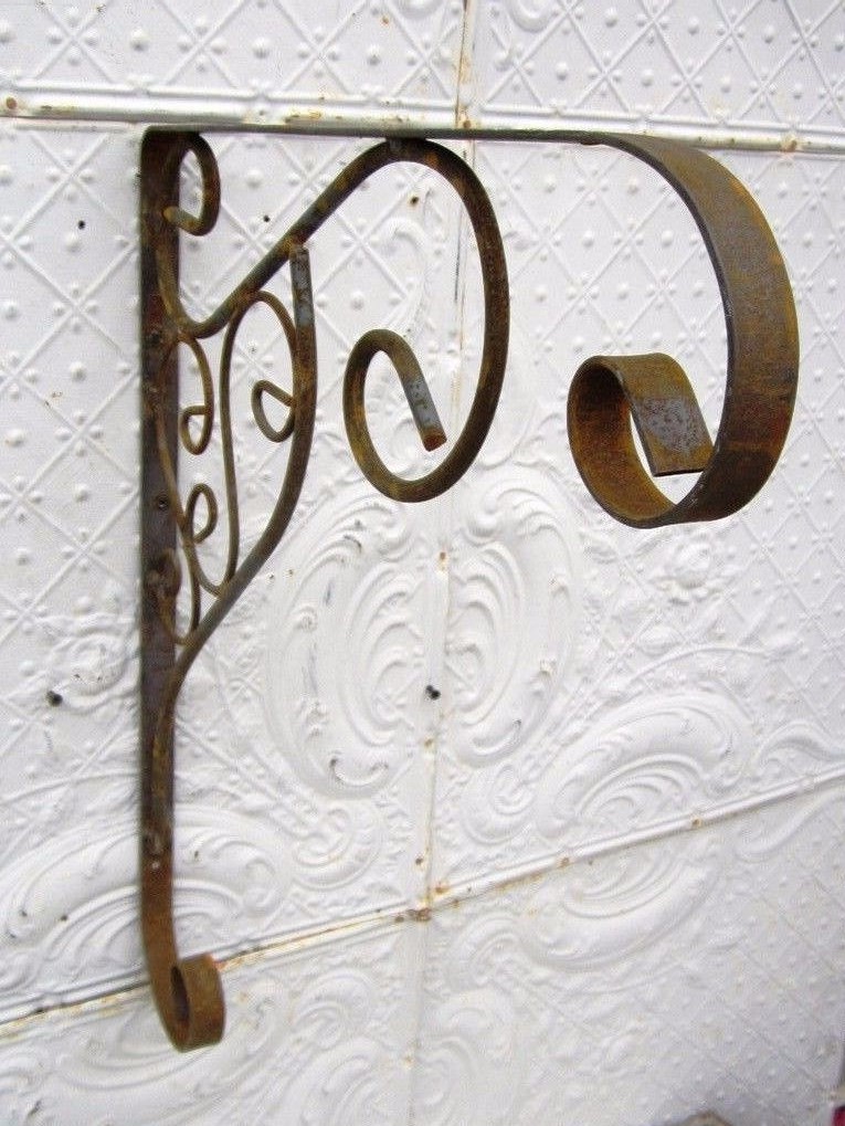 Wrought Iron Double Hook Plant hanger