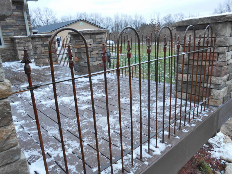 Wrought Iron Railings - Outdoors Deck Railing