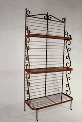 Wrought Iron Forged Bakers Rack