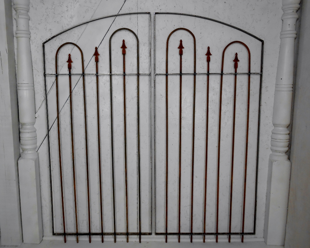 Wrought Iron Garden Gates - 5 ft Tall x 5 ft Wide