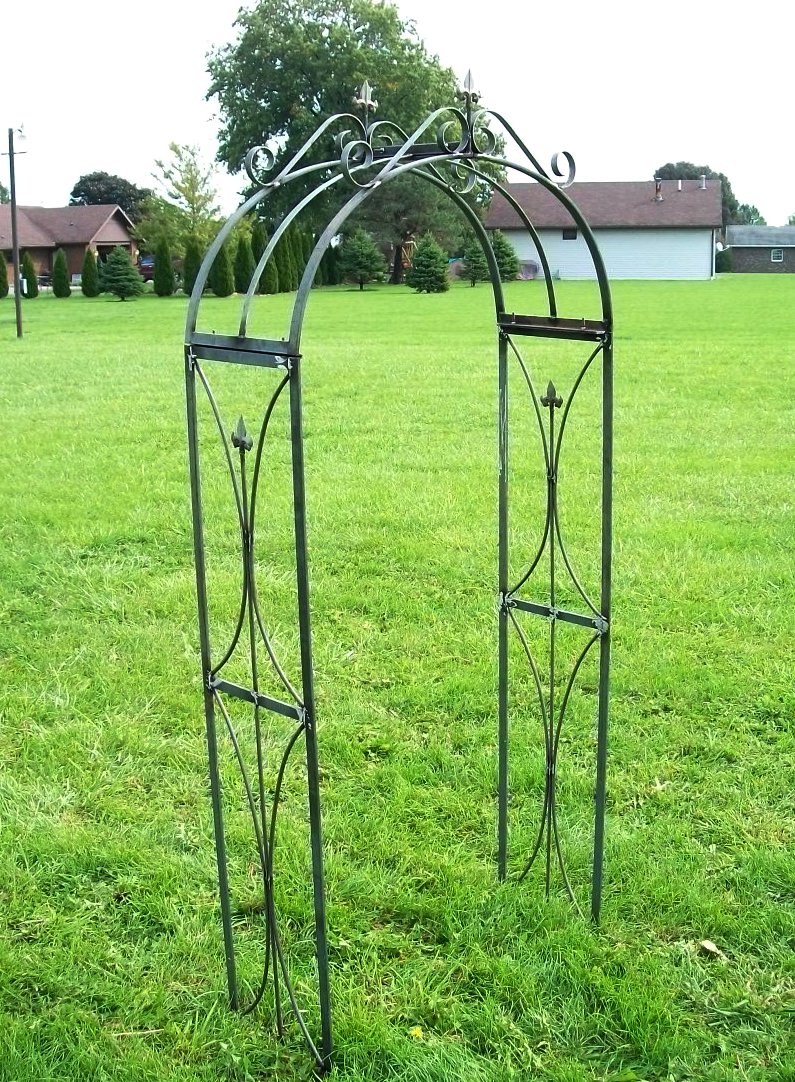 Wrought Iron Handmade Lawless Arbor