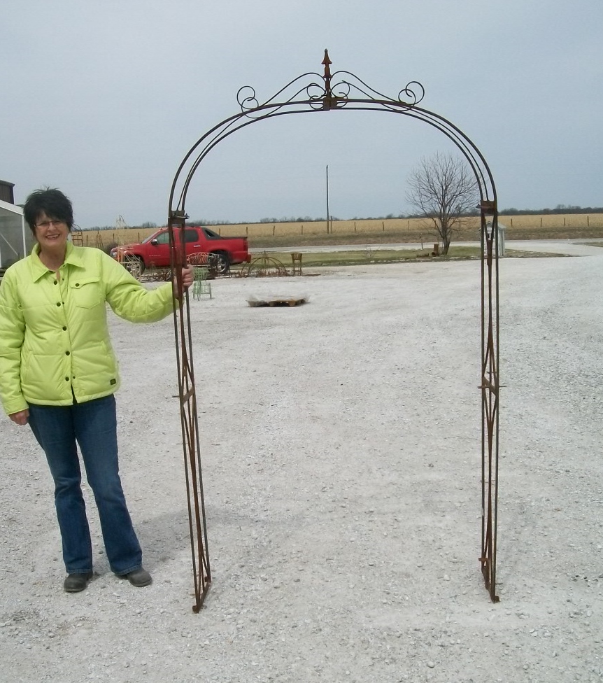 Wrought Iron Handmade Lawless Arbor