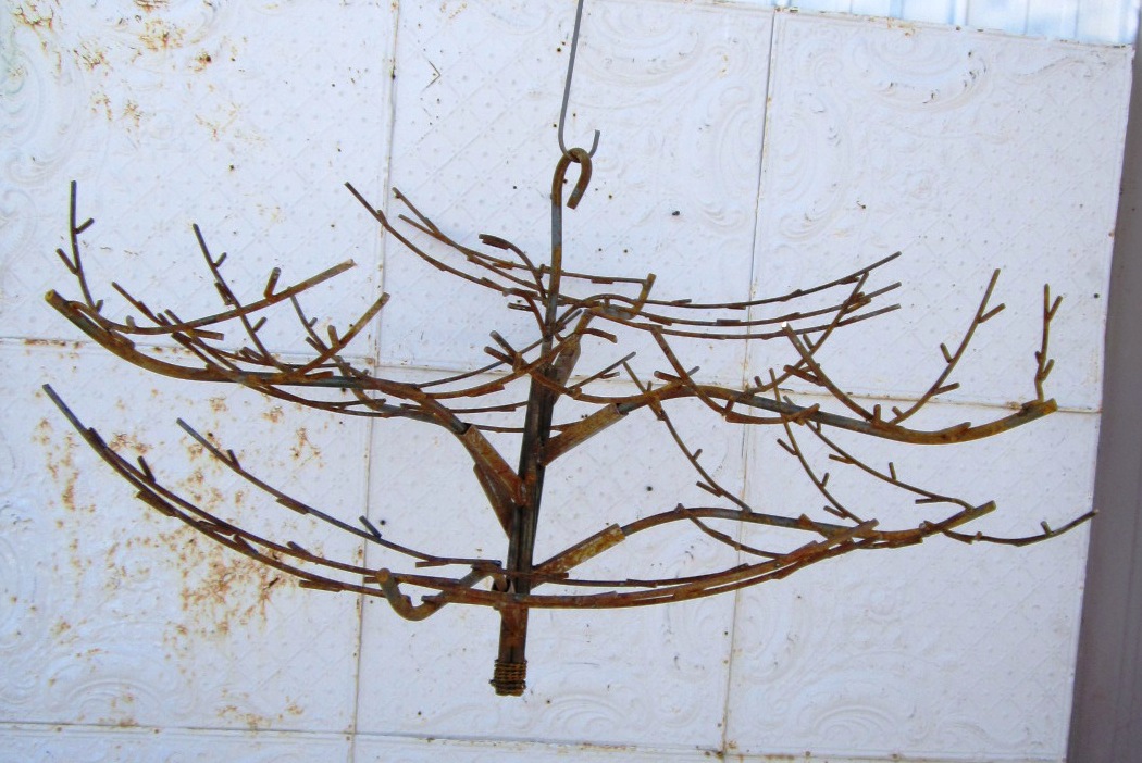 Wrought Iron Hanging Limb Tree Metal Branches