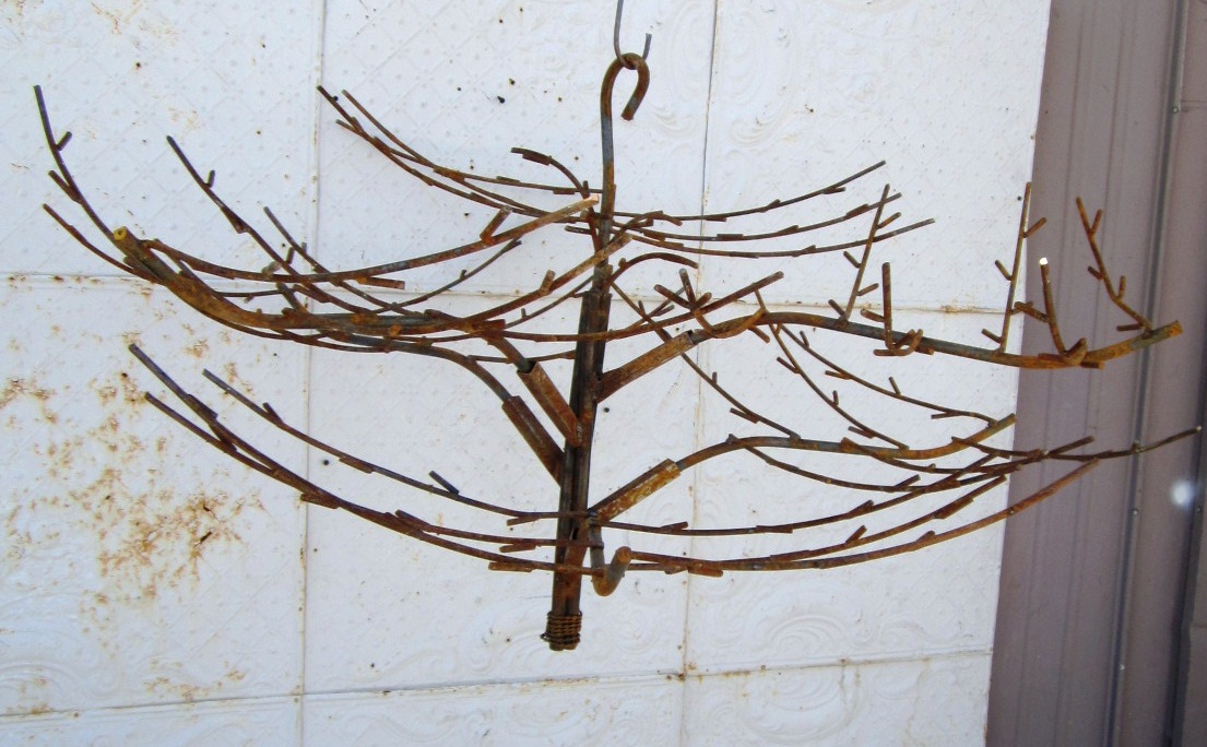 Wrought Iron Hanging Limb Tree Metal Branches
