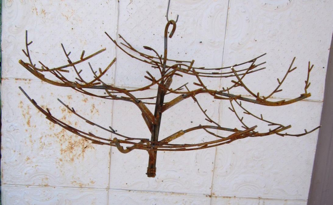 Wrought Iron Hanging Limb Tree Metal Branches