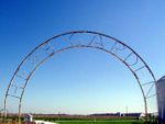 Wrought Iron Herb Garden Arbor - Double Arch