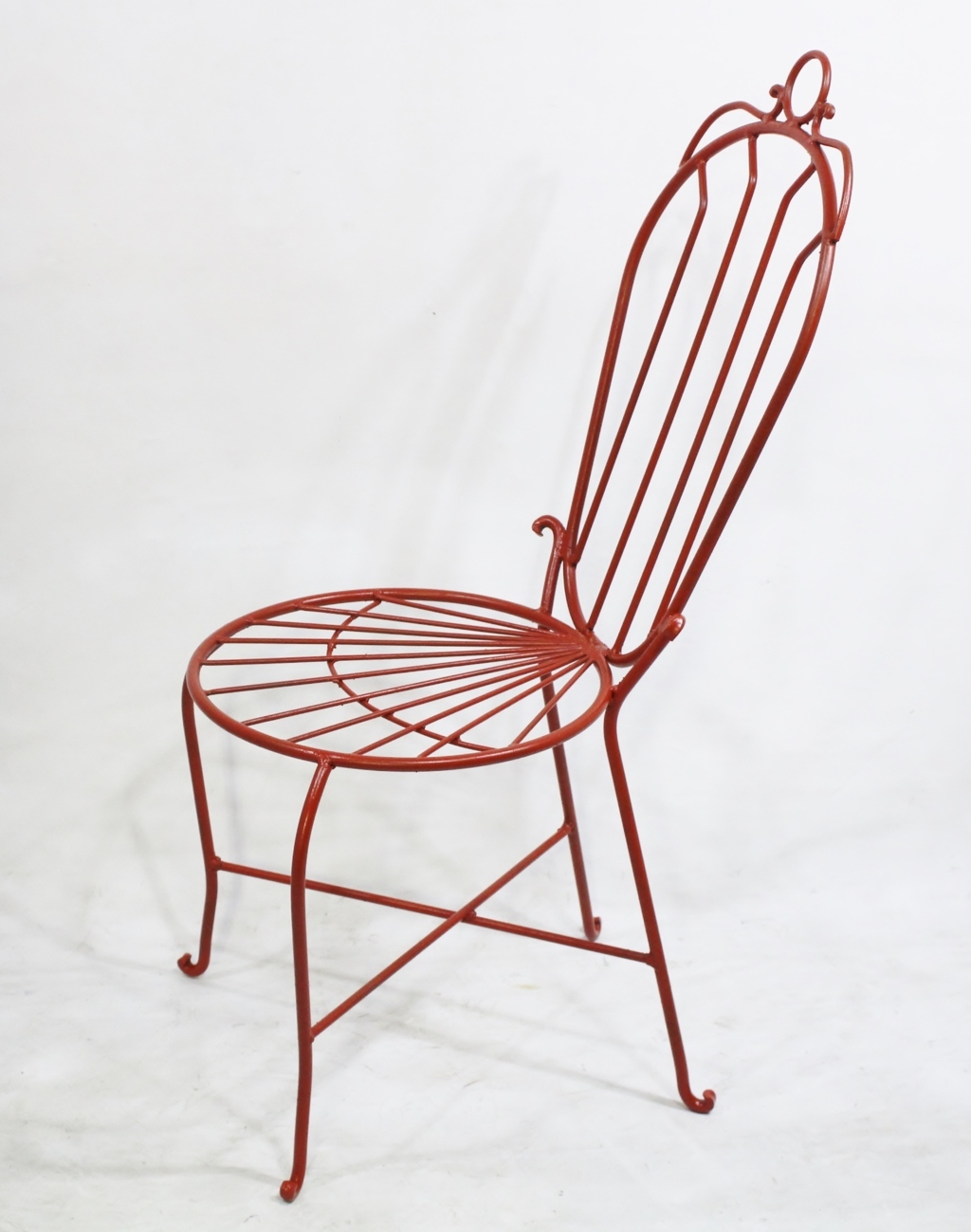 Wrought Iron High Back Chair - Exterior and Outdoor Furniture