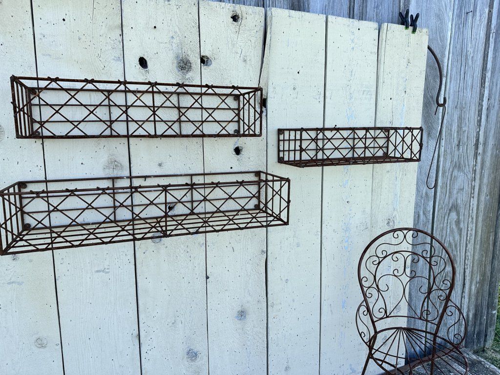 Wrought Iron Large Cottage Window Box Decorative Container