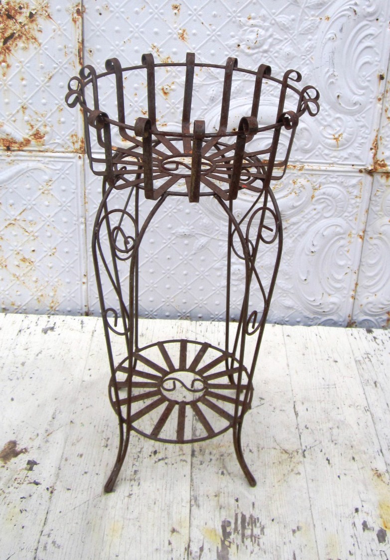 Wrought Iron May Plant Stand Pot Holder