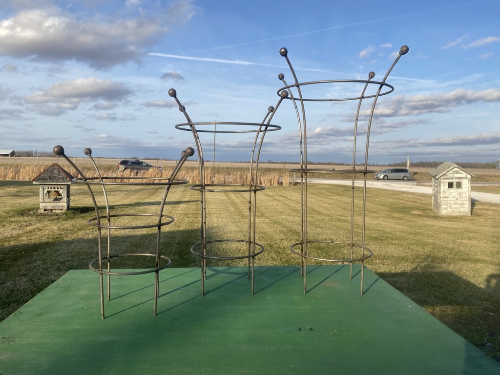 Wrought Iron Med Bella Topiary Trellis Plant Support