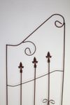Wrought Iron Musical Note Trellis Pair Plant Support