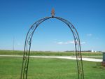 Wrought Iron Narrow Arch for Sale - Garden Trellis OUT OF STOCK