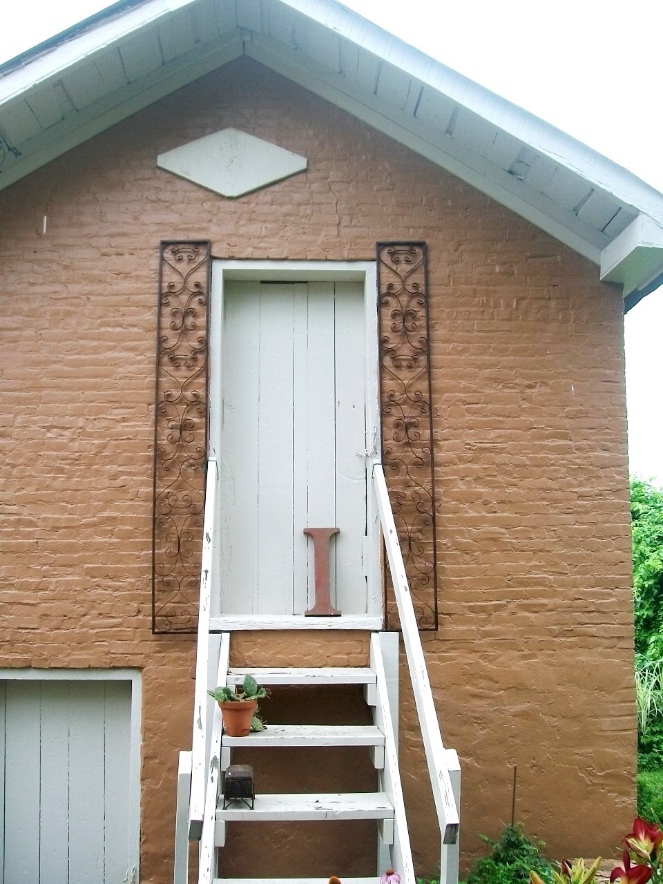 Wrought Iron New Orleans Door Exterior Shutters