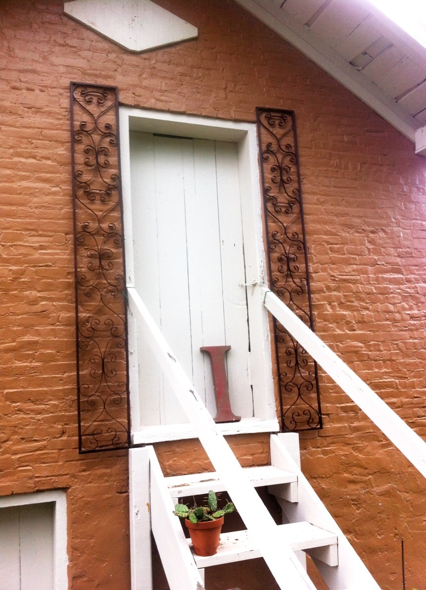 Wrought Iron New Orleans Door Exterior Shutters
