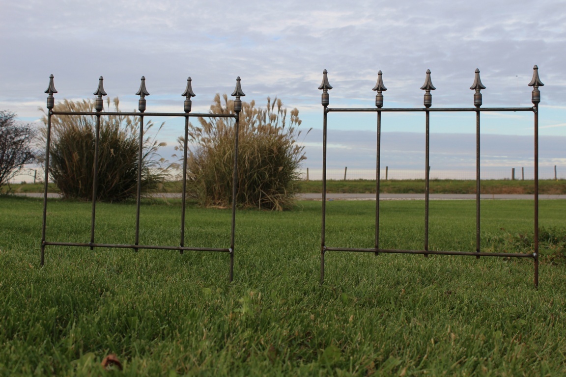 Wrought Iron Border Fence Garden