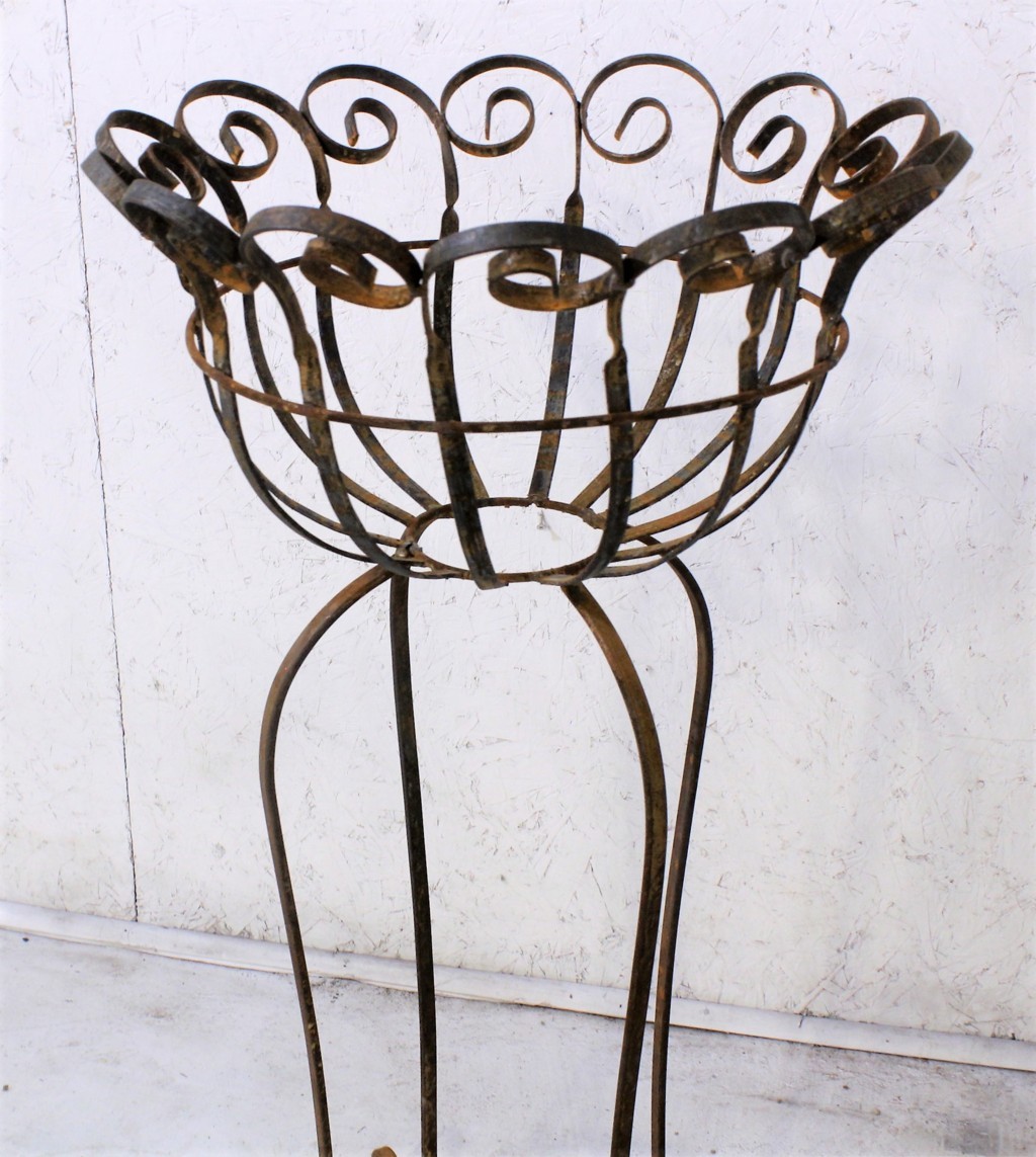 Wrought Iron Nadene Plant Stand Decorative Container