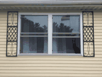 Wrought Iron Skyview Exterior Window Shutters