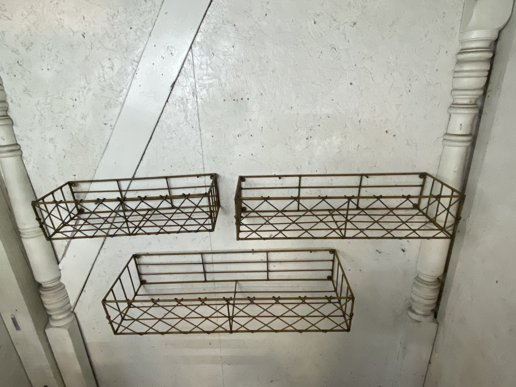 Wrought Iron 24" Small Cottage Window Box Decorative Container