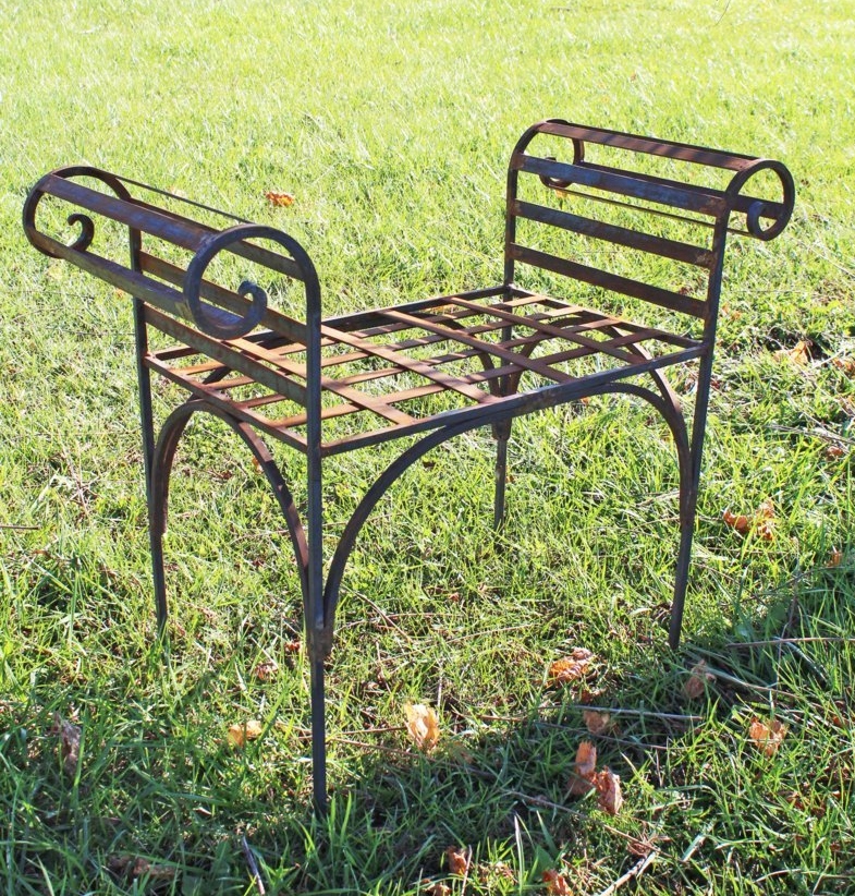Wrought Iron Small Kings Bench