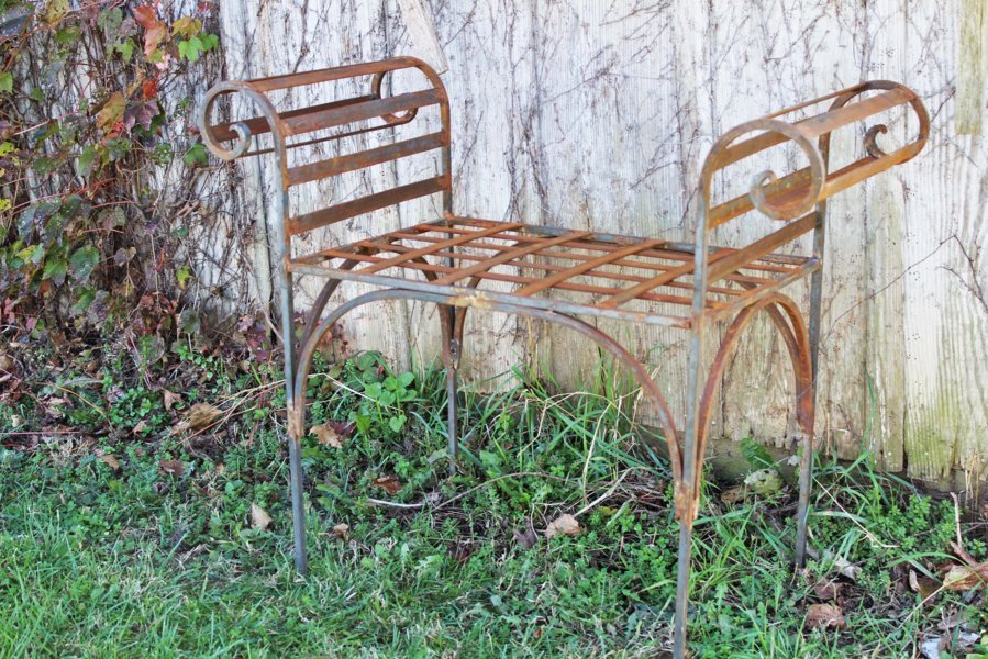 Wrought Iron Small Kings Bench
