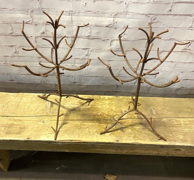 Wrought Iron Small Tree to Hold Jewelry or Collectible Ornaments