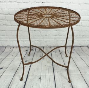 Wrought Iron Table or Side Table Patio Furniture