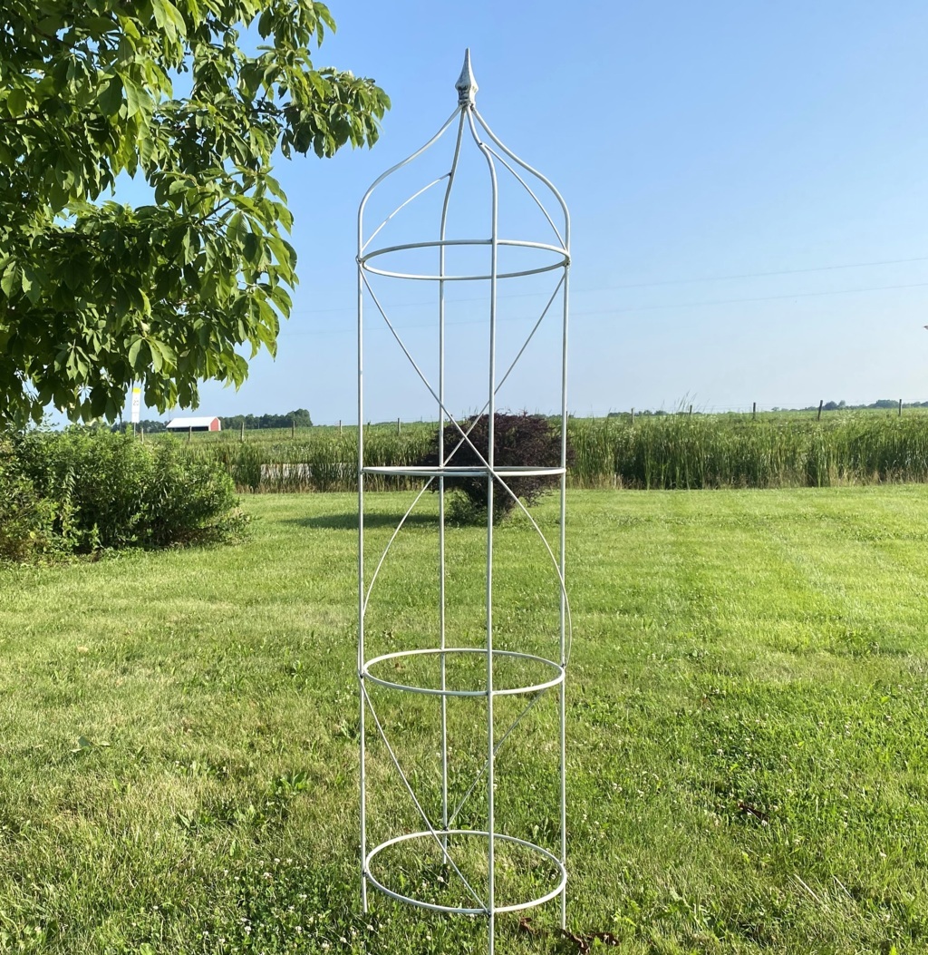 X X Large Rose Topiary Trellis - Big Obelisk
