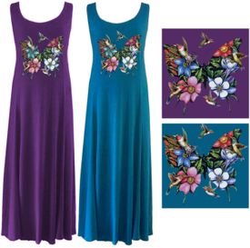 SOLD OUT! Butterflies & Hummingbirds! Purples & Blues Princess Cut Poly ...