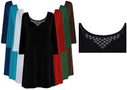 Plus Size Rhinestone & Glitter Shirts 0x 1x 2x 3x 4x 5x 6x 7x 8x 9x ...