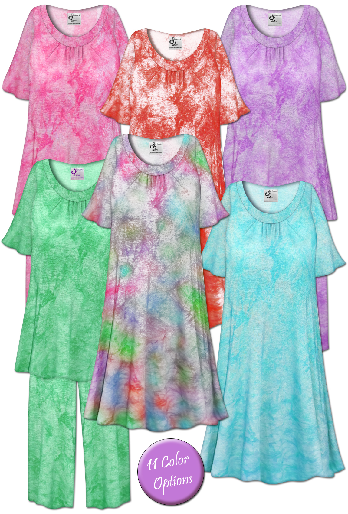 SOLD OUT! CLOSEOUT CLEARANCE! Tie Dye Plus Size & SuperSize Muumuu ...