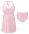 Light Pink Plus Size & Supersize Halter 2pc Swimdress 0x 1x 2x 3x 4x 5x ...
