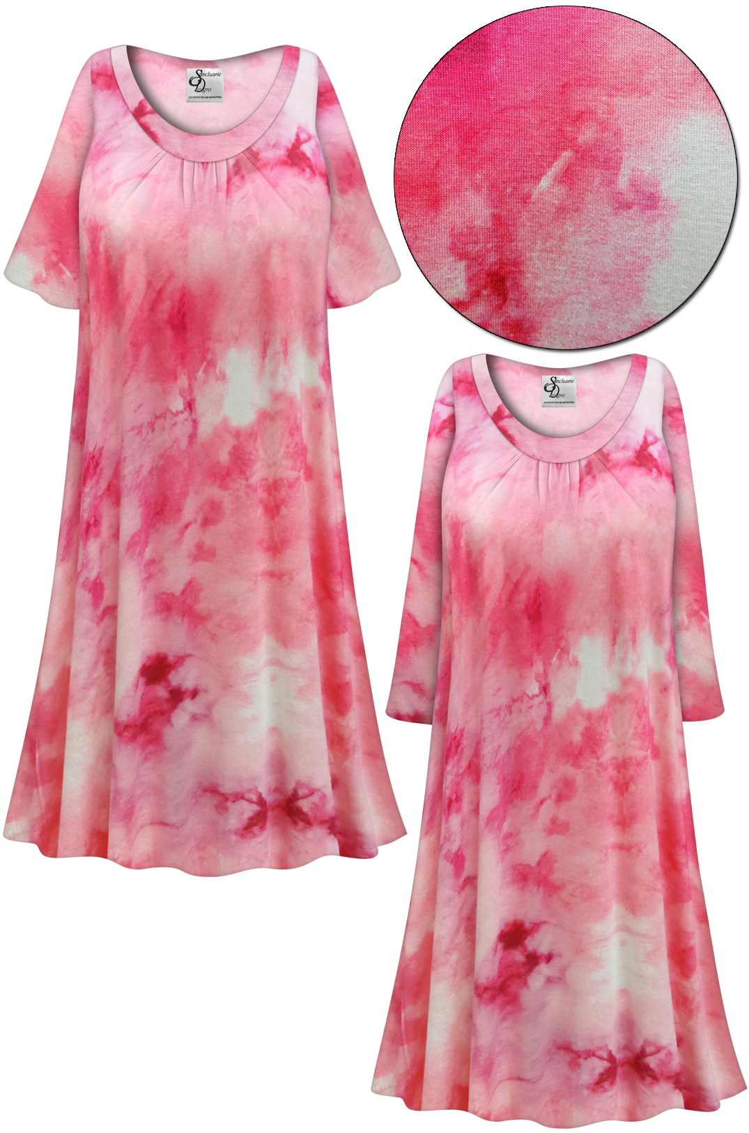 SOLD OUT! Customizable Plus Size Cotton Candy Marbled Print Sleep Gown ...