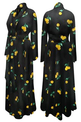 Plus Size Chic Citron Print Dresses - Tops - Sleepwear Customizable 0x ...