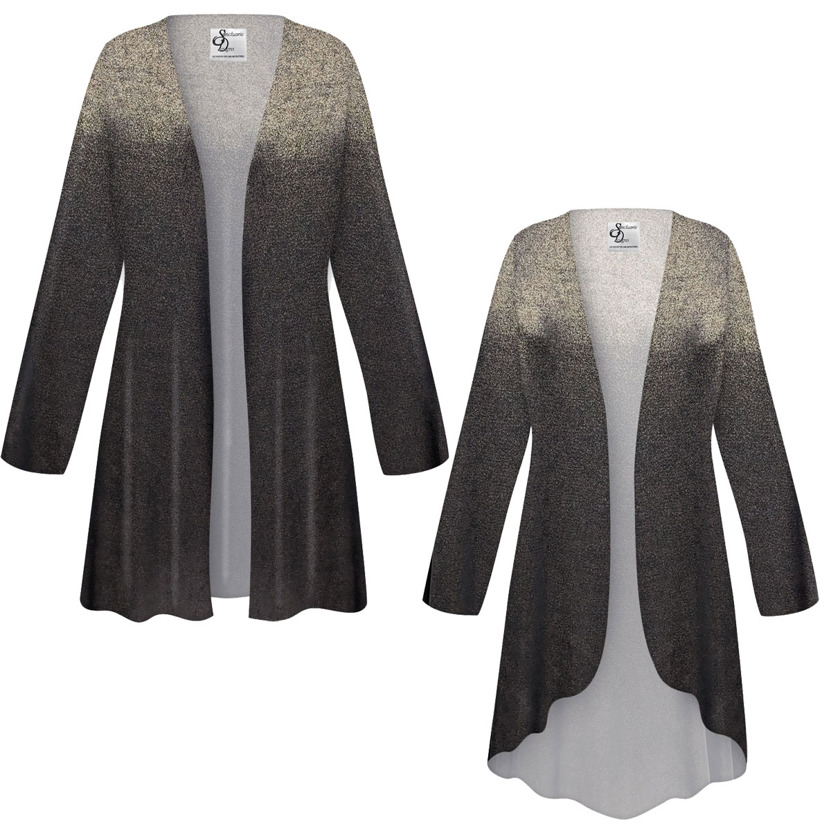 Plus Size Golden Shadow Slinky Women's Jackets & Dusters Customizable