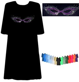 SOLD OUT! SALE! Rhinestud Rhinestones Mask Plus Size & Supersize T ...