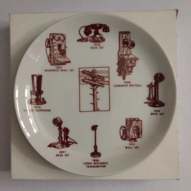 5-in. Telephone History Collector Plate