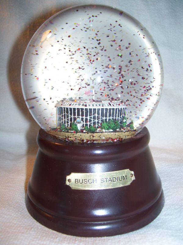 Busch Stadium Snow Globe