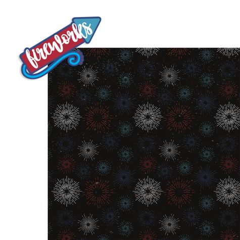 4th of July: Fireworks 2 Piece Laser Die Cut Kit