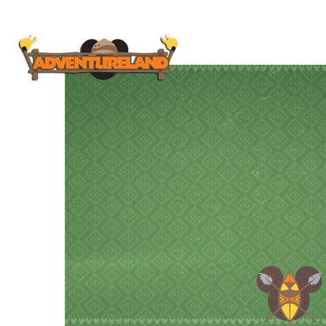 Adventureland: Adventure 2 Piece Laser Die Cut Kit