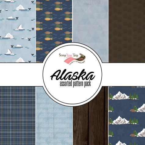 Alaska 2 Assorted 12 x 12 Paper Pack