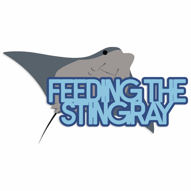 Aquarium: Feeding the Stingray Laser Die Cut