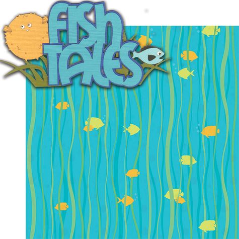 Aquarium: Fish Tales 2 Piece Laser Die Cut Kit