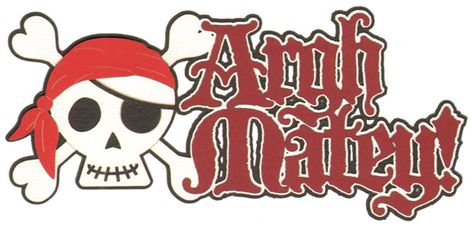 Argh Matey! Laser Die Cut