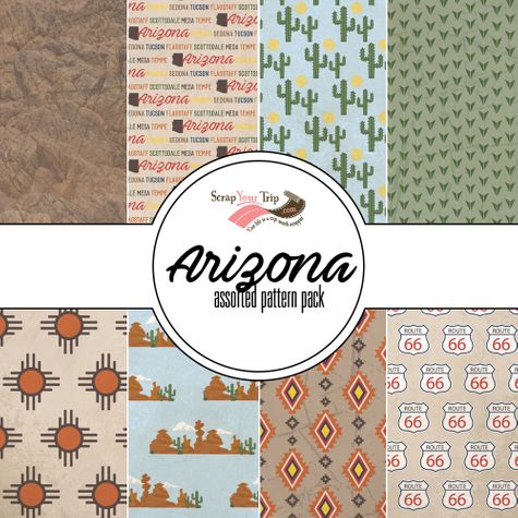 Arizona Assorted 12 x 12 Paper Pack