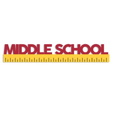 Back to School: Middle School Laser Die Cut