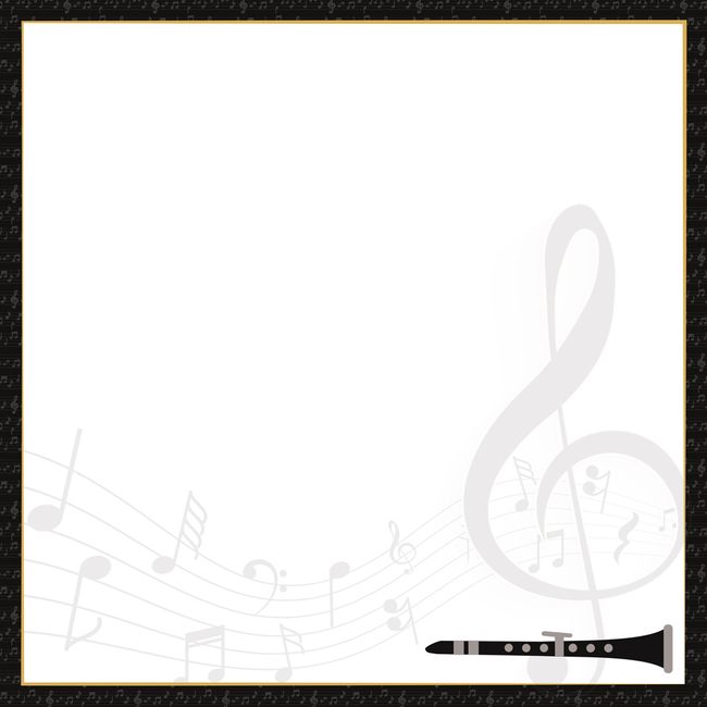 Band: Clarinet 12 x 12 Paper