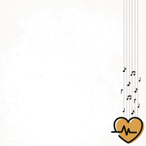 Band: Heart Beats Print and Cut 12 x 12 Paper